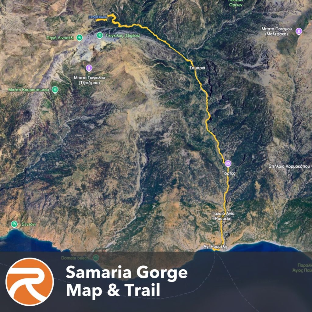 Samaria Gorge: Hiking, Open Hours, Map, Attractions and Car Rental Guide
