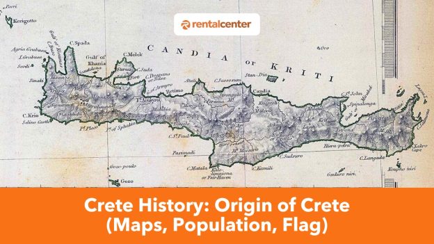 Crete History: Origin of Crete (Maps, Population, Flag)