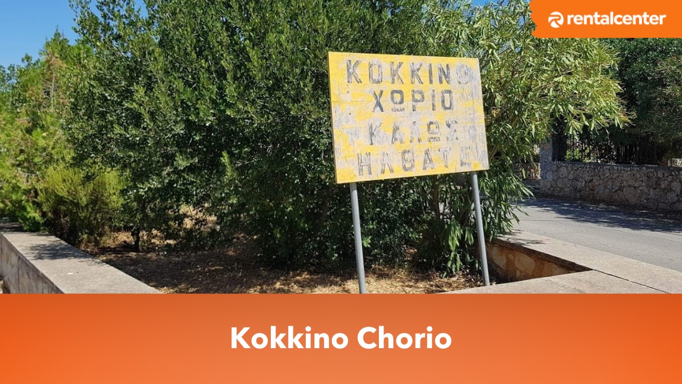 Kokkino Chorio: Mała wioska w Apokoronas Chania
